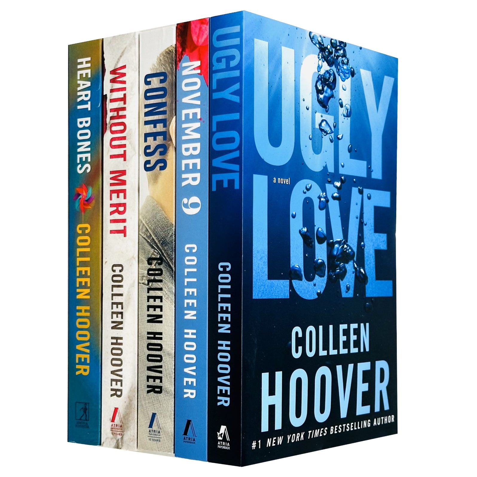 Colleen Hoover Collection 5 Books Set (Ugly Love, November 9, Confess ...