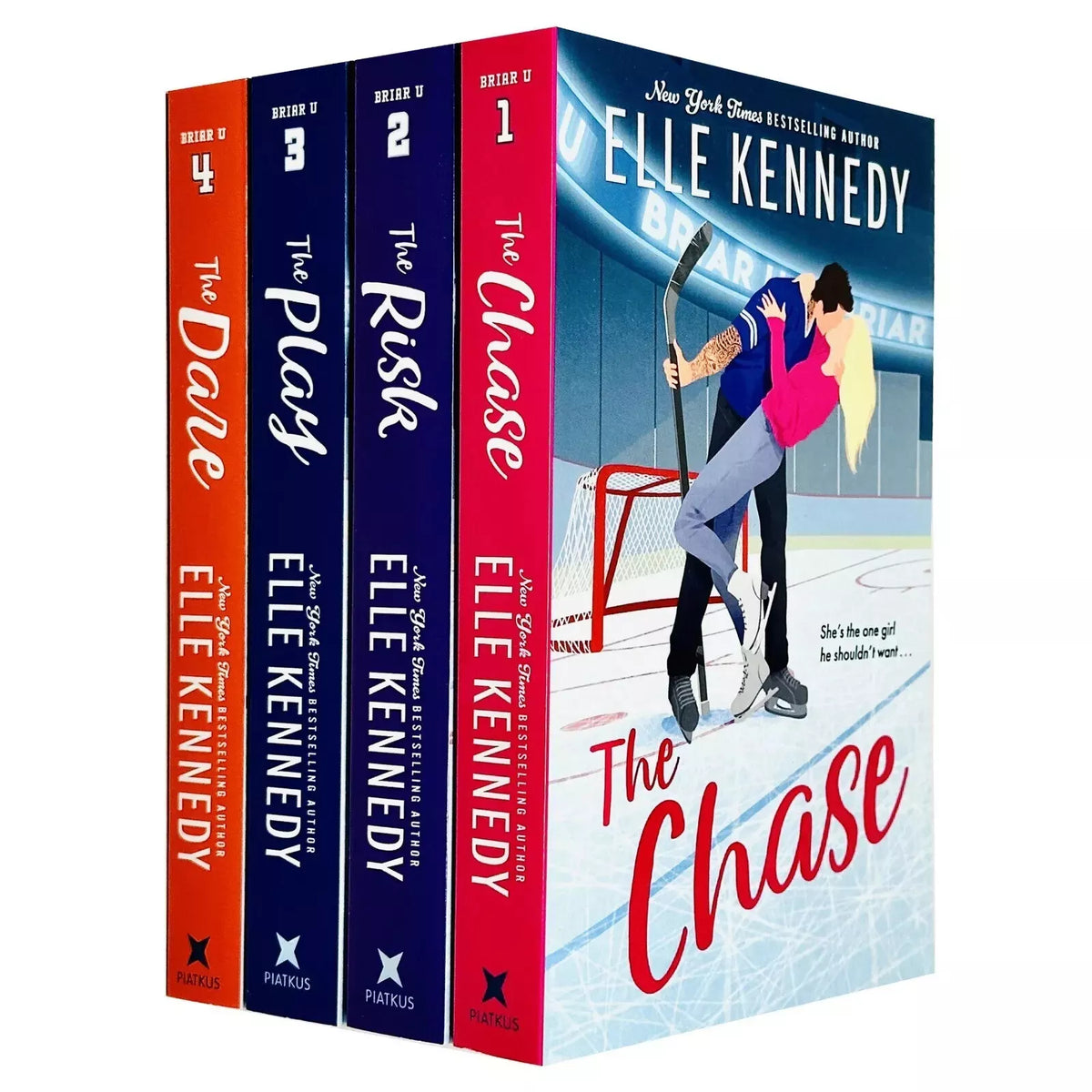 Briar U Series Books 1 - 4 Collection Set by Elle Kennedy (The Chase ...