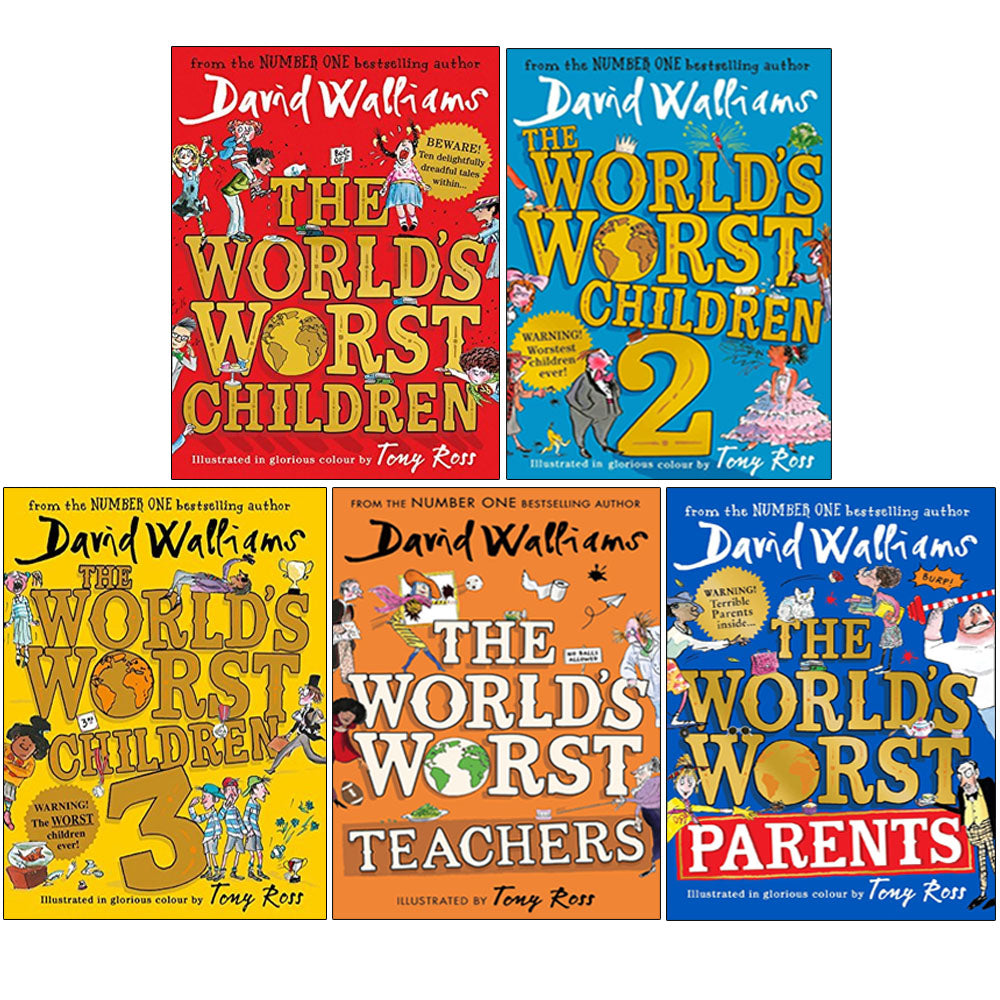 David Walliams World's Worst Children 5 Books Collection Set (World's ...
