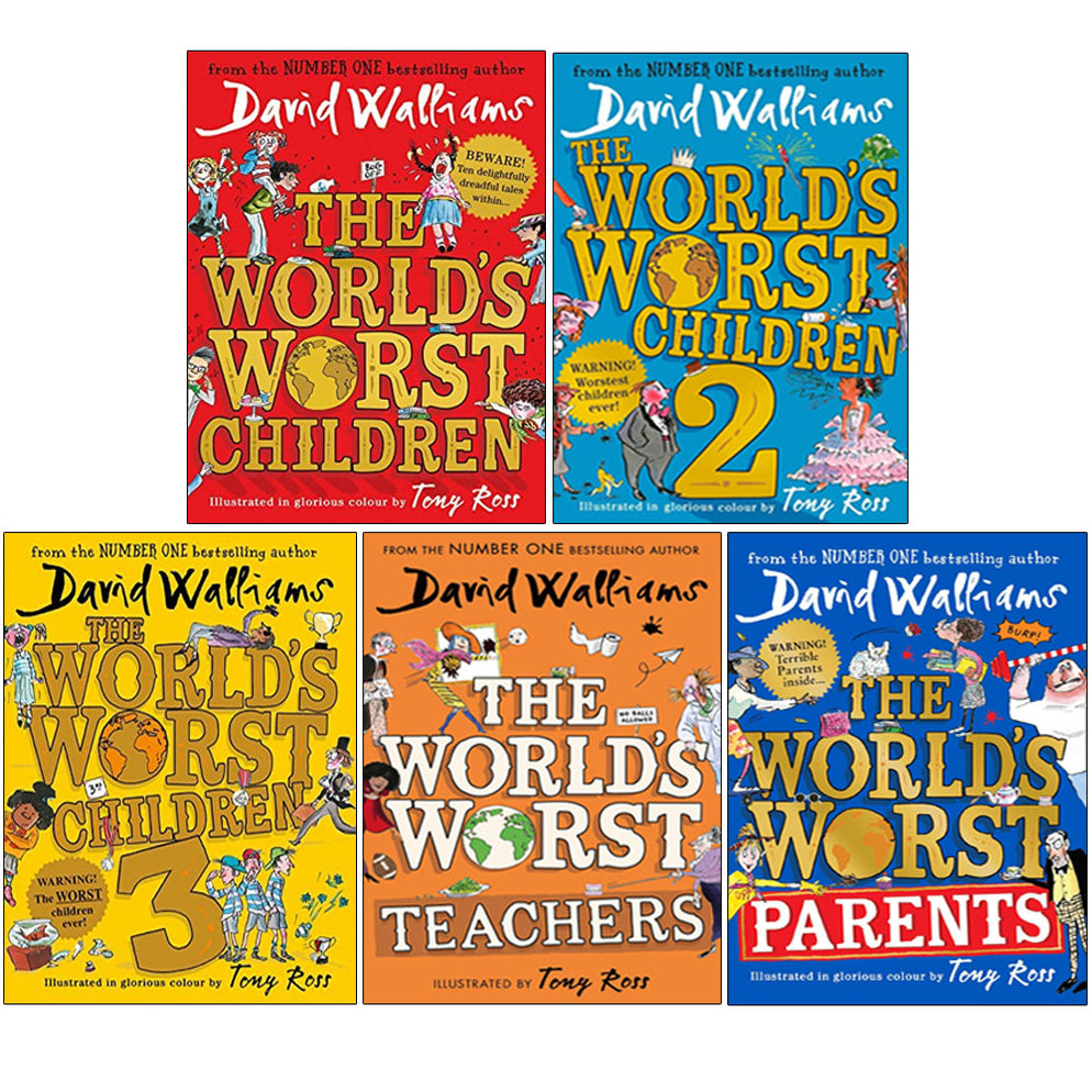 David Walliams World's Worst Children 5 Books Collection Set (World's ...