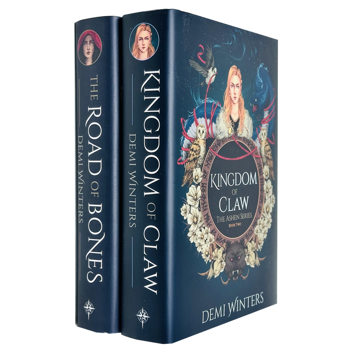 Ashen Series 2 Books Collection Set By Demi Winters (The Road of Bones ...