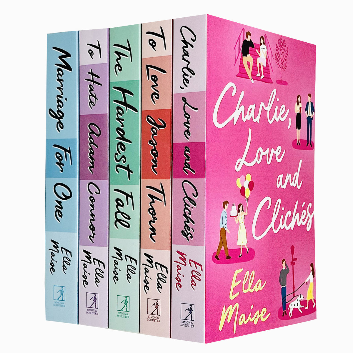 Ella Maise Collection 5 Books Set (Charlie Love and Cliches, To Love ...