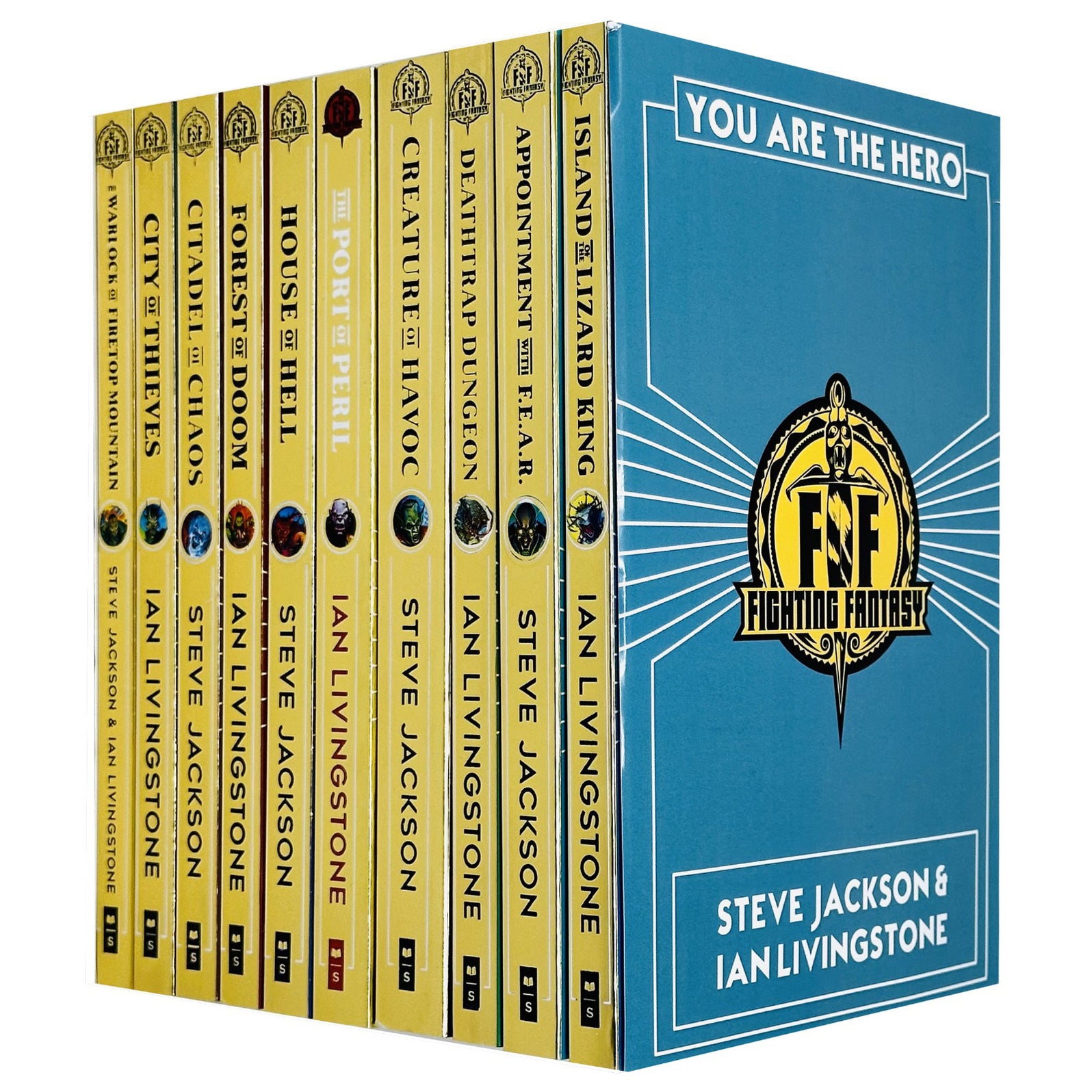 Fighting Fantasy Series You Are the Hero 10 Books Collection Set By St