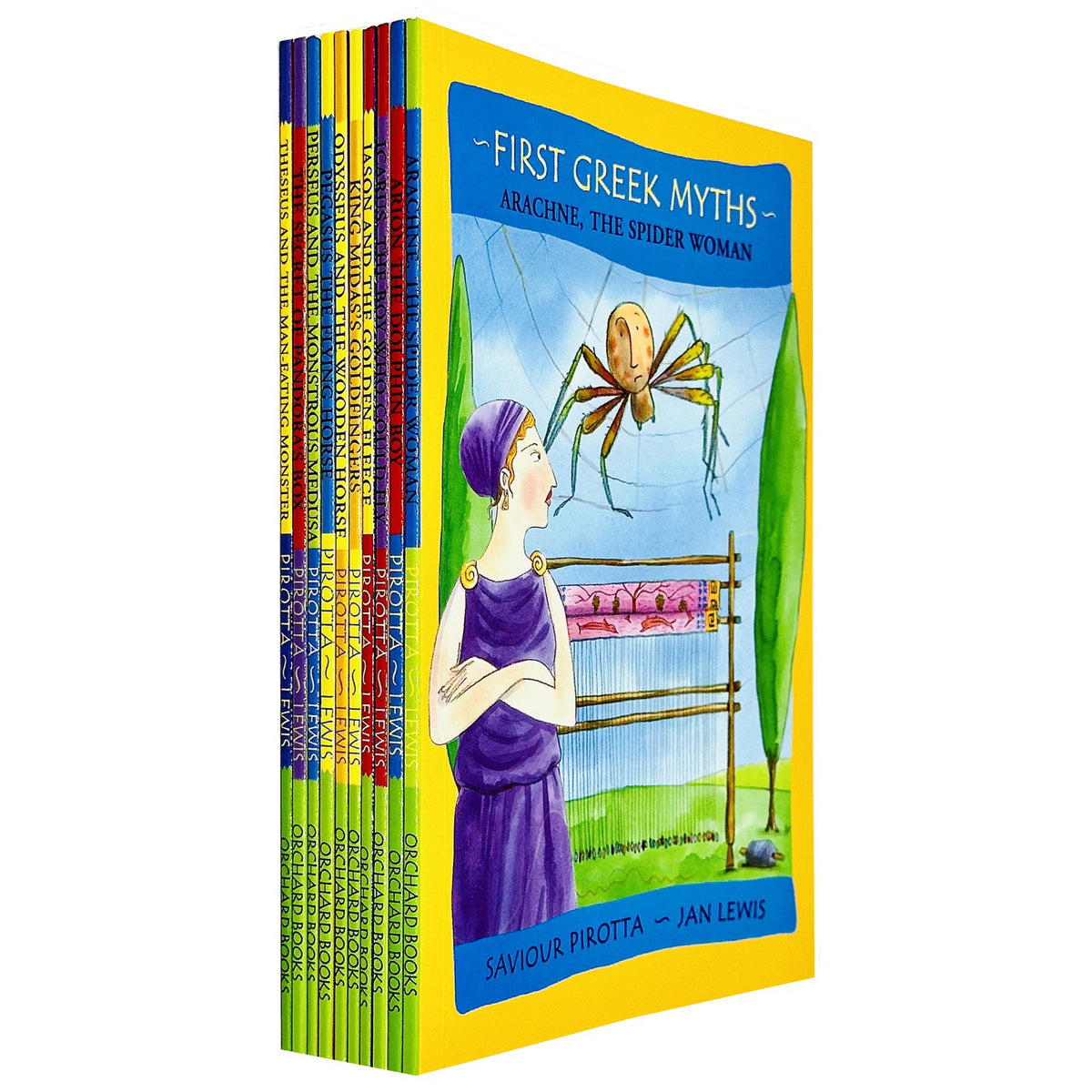 First Greek Myths Series 10 Books Collection Set (Arachne-The Spider ...