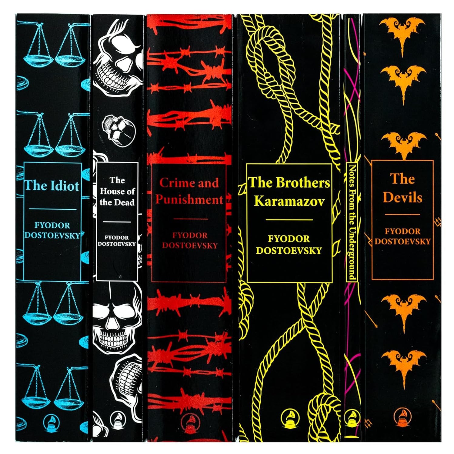 Complete Collection of Fyodor Dostoevsky 6 Books Set Crime and ...