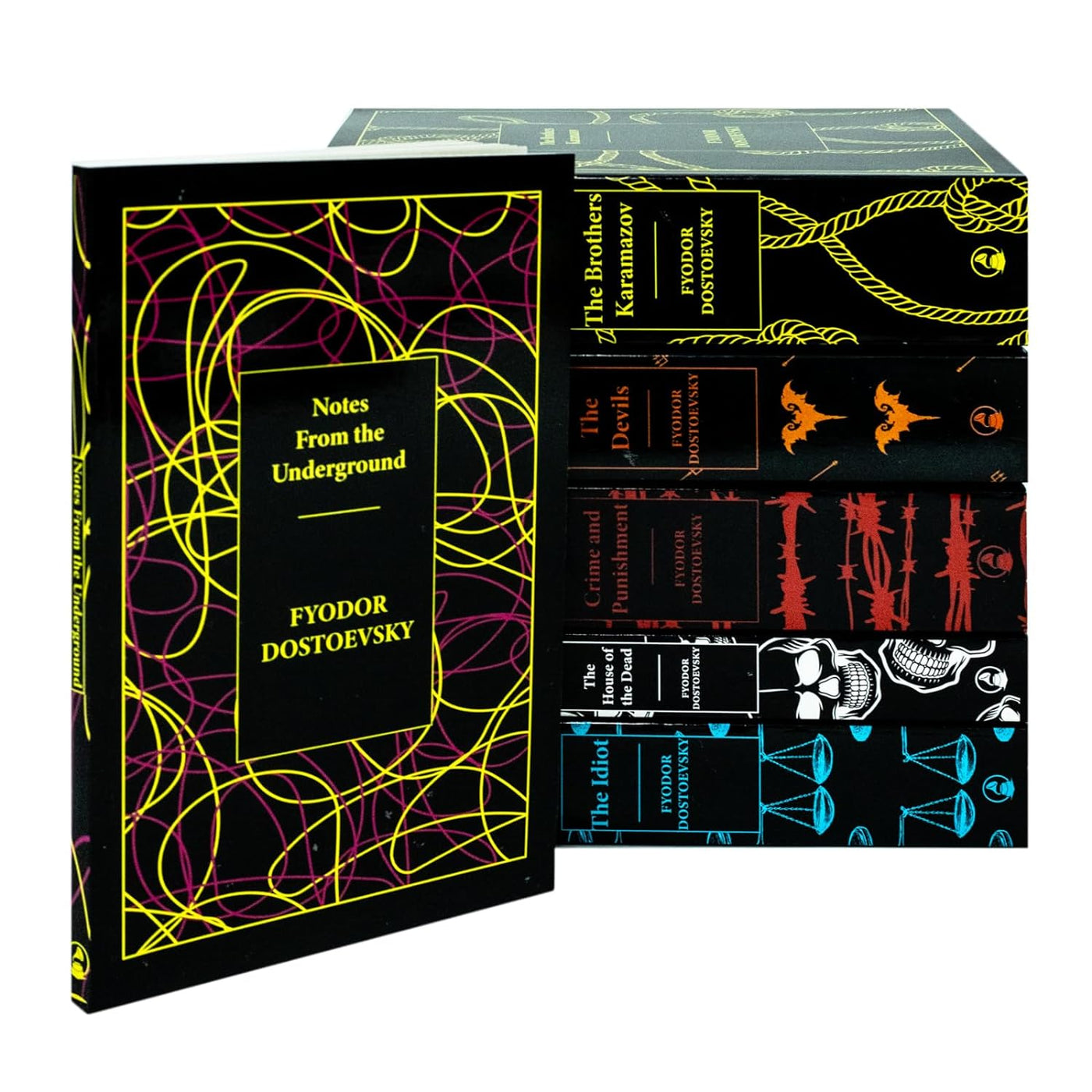 Complete Collection of Fyodor Dostoevsky 6 Books Set Crime and Punishm