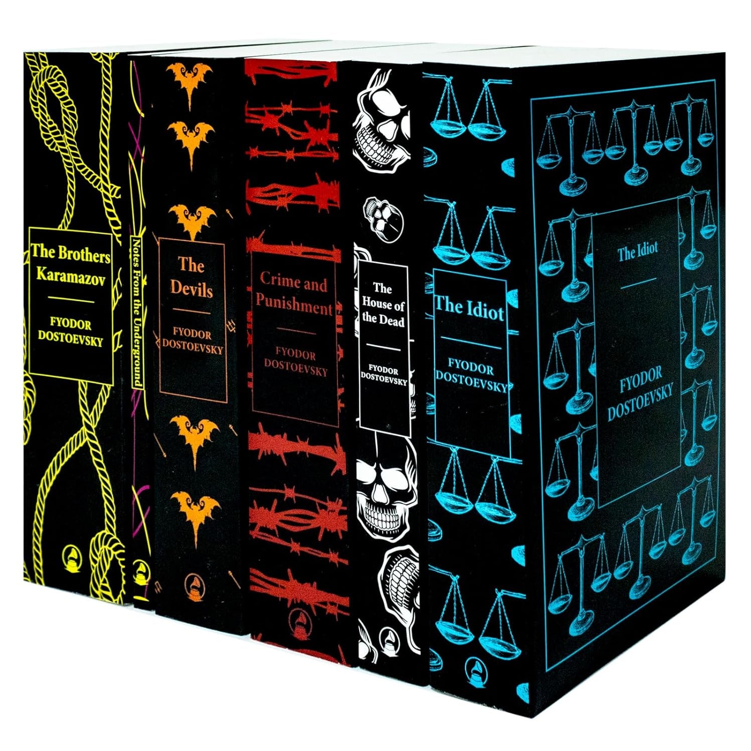 Complete Collection of Fyodor Dostoevsky 6 Books Set Crime and ...