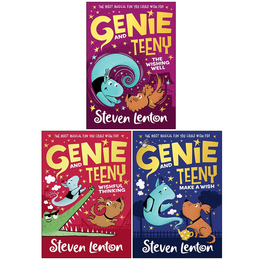 Genie and Teeny Series 3 Books Collection Set By Steven Lenton(The ...