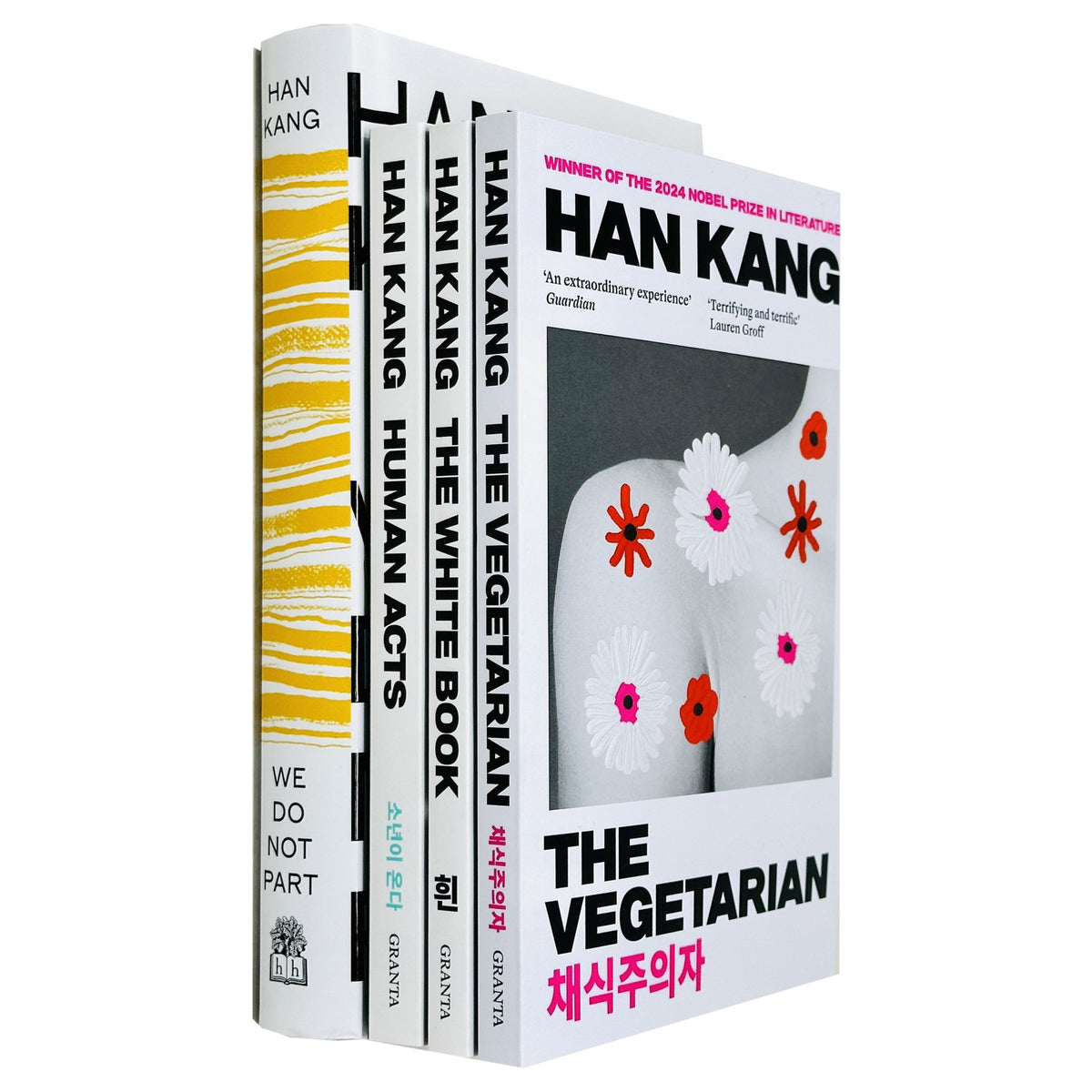 Han Kang Collection 4 Books Set (We Do Not Part, The Vegetarian, Human ...