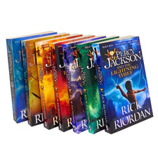 Percy Jackson Collection 7 Books Set By Rick Riordan (Lightning Thief ...