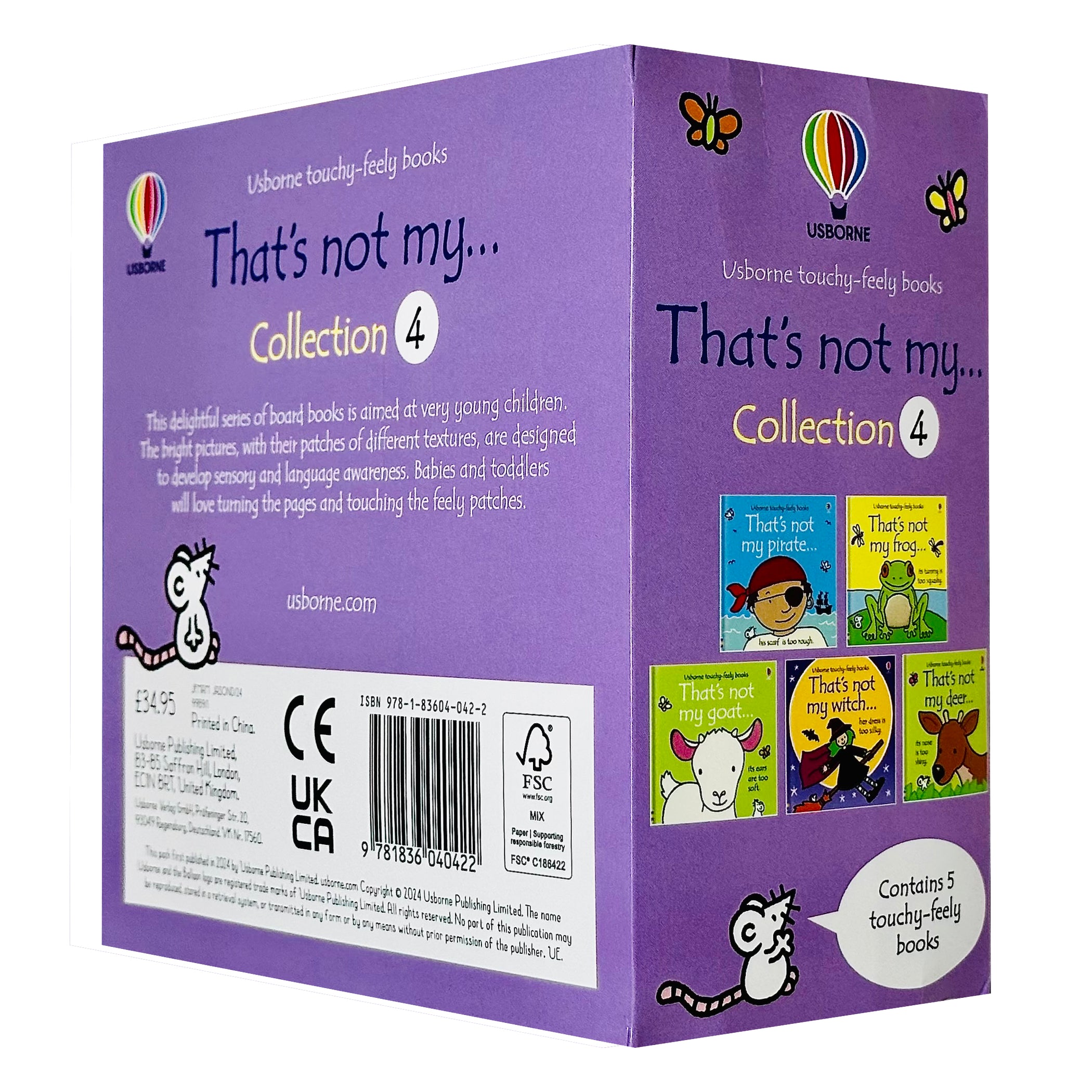 Usborne touchy-feely books That's not my... Collection 4: 5 Books Set ...