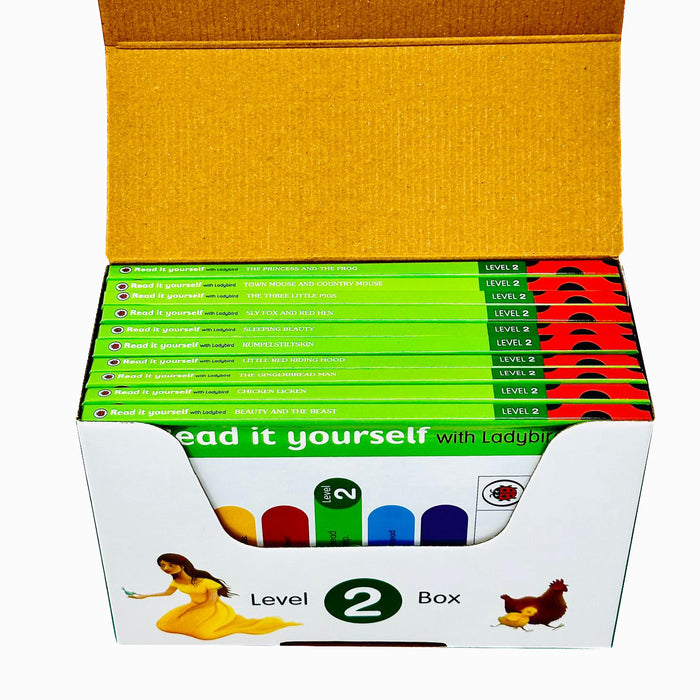 Ladybird Read It Yourself Tuck Box Level 2: 10 Books Box Set (Beauty and the Beast) | The Book ...