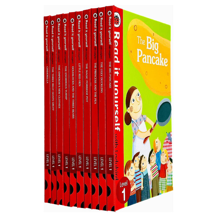 Ladybird Read it Yourself Tuck Box Level 1: 10 Books Box Set (Cinderella) | The Book Bundle