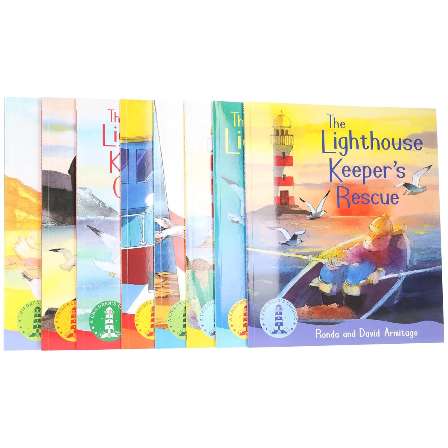 Lighthouse Keeper Series 8 Book Set Paperback Fiction Ages 7-9