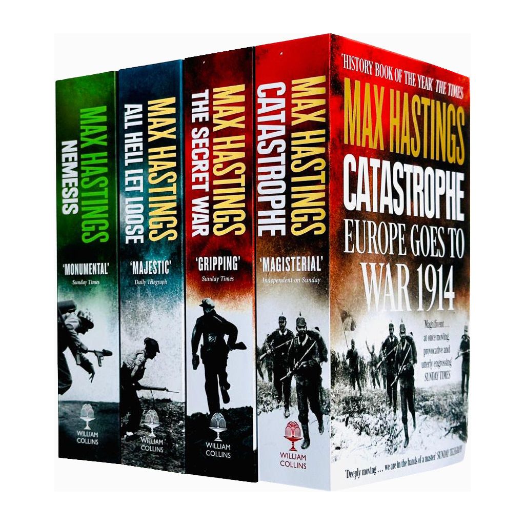 Max Hastings Collection 4 Books Set (The Secret War, Nemesis, Catastro ...