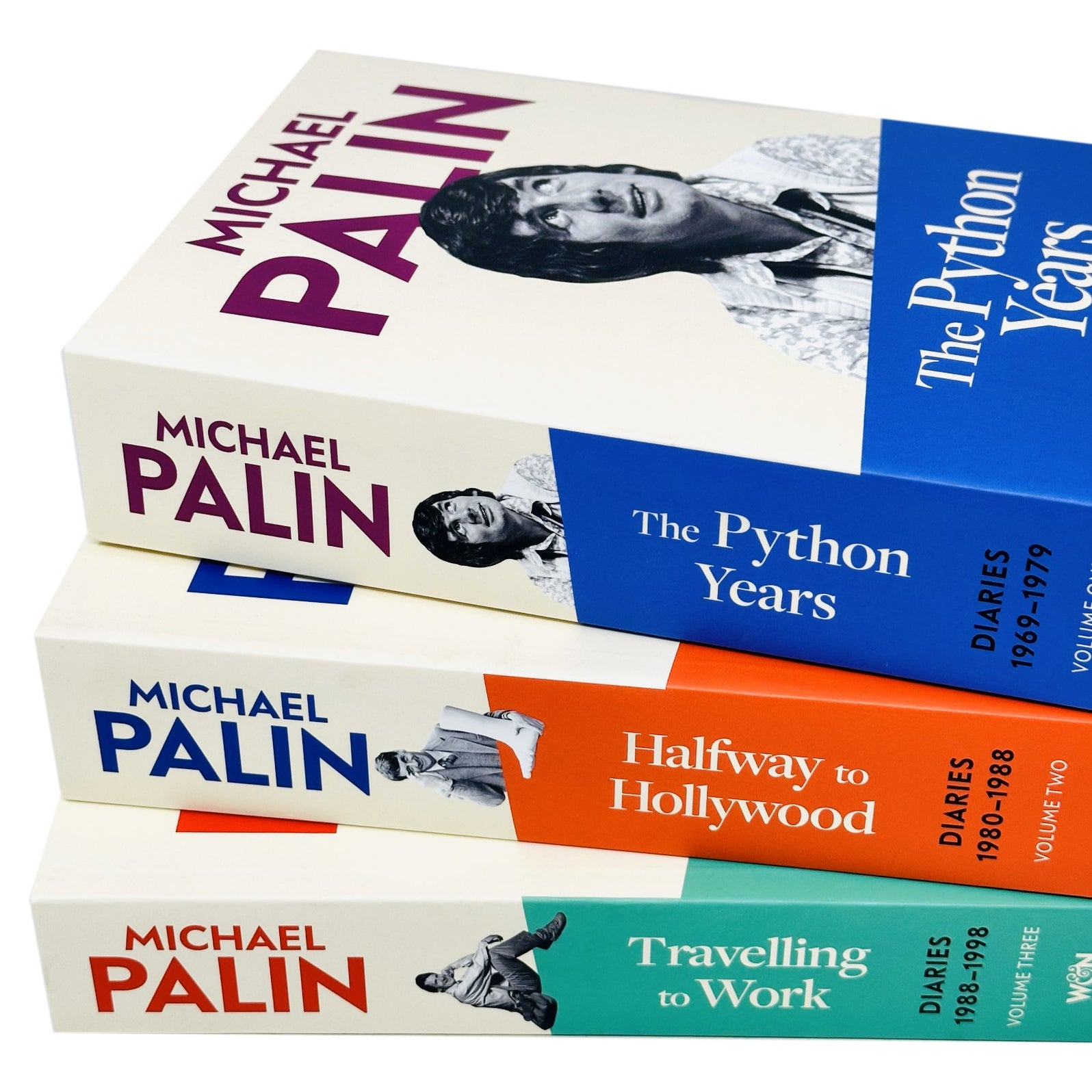 Michael Palin Diaries Volume 1-3 Books Collection Set (The Python Years: Diaries 1969-1979 ...
