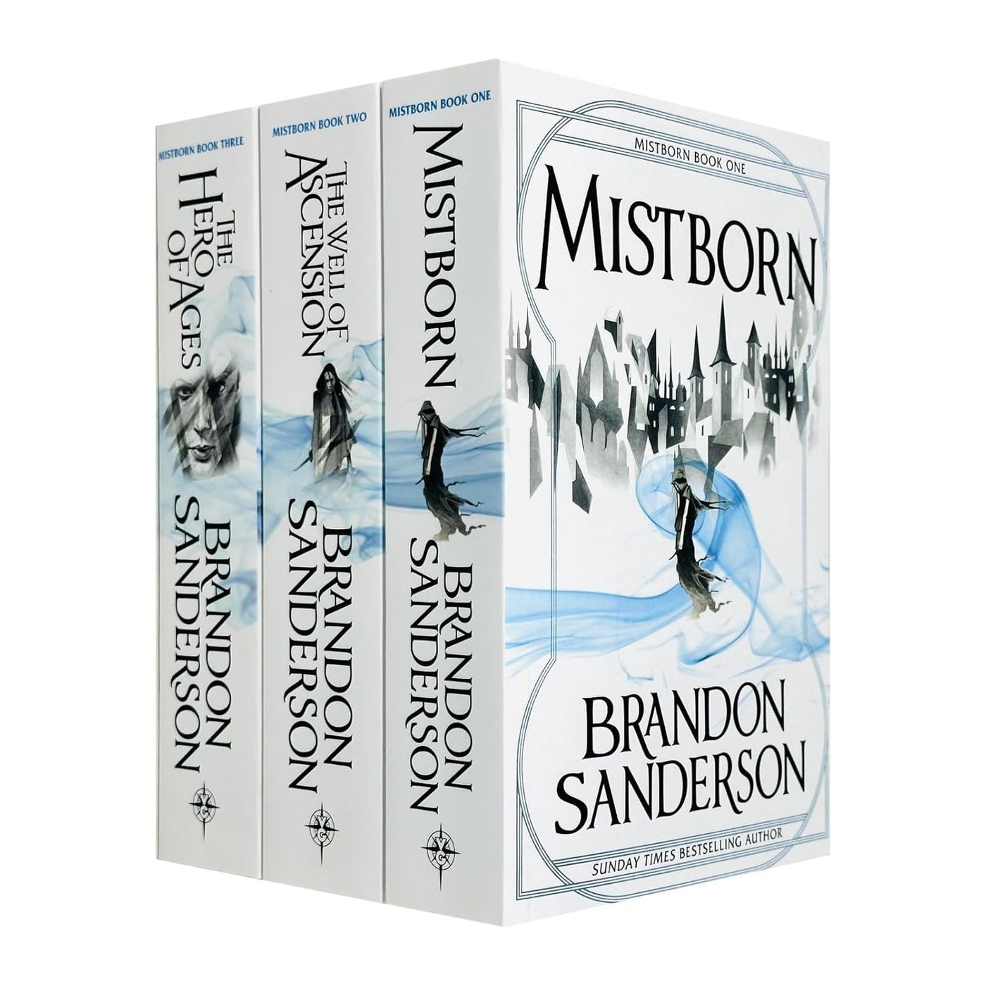 Mistborn Trilogy 3 Books Collection Set by Brandon Sanderson (The Hero