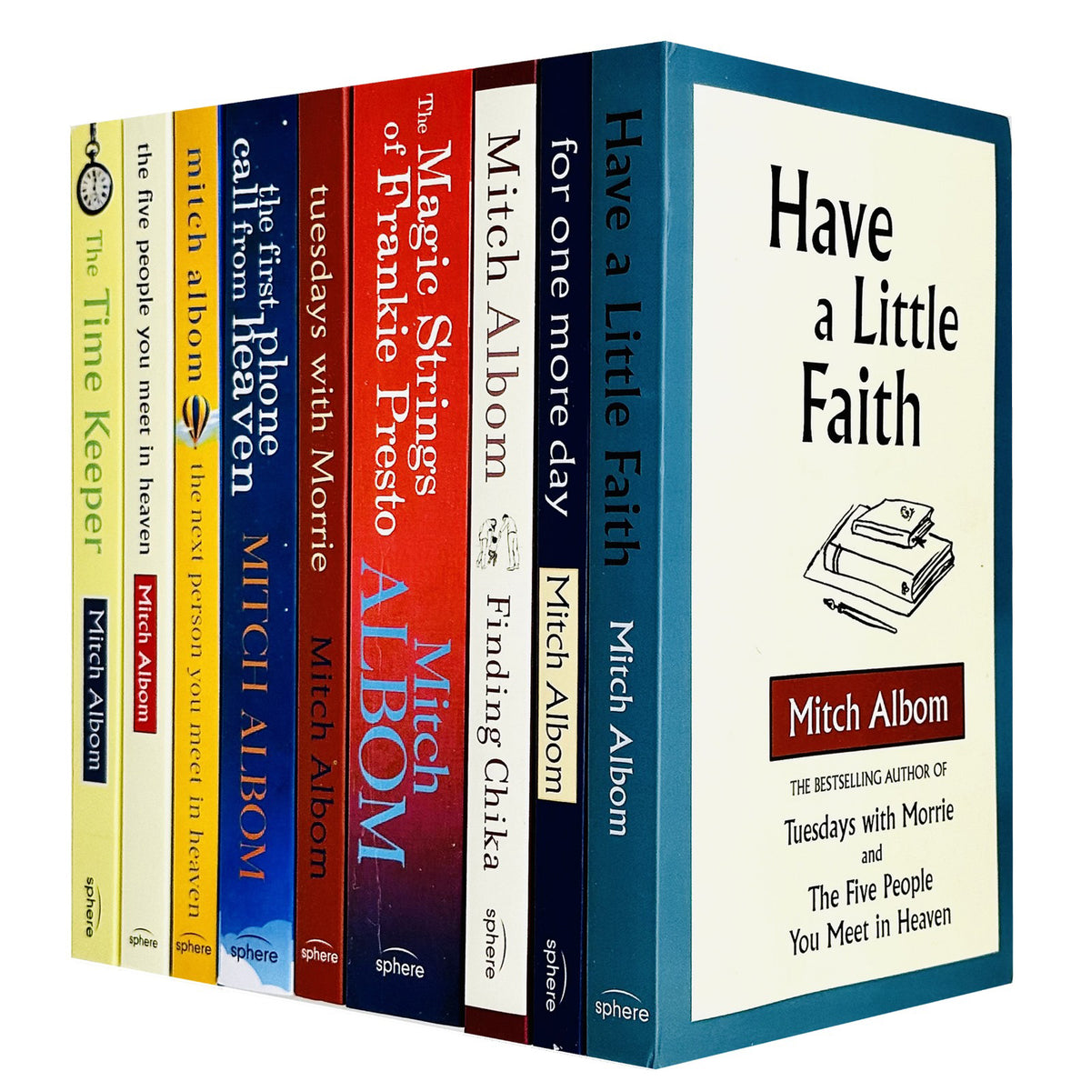 Mitch Albom Collection 9 Books Set (Have A Little Faith,For One More D ...