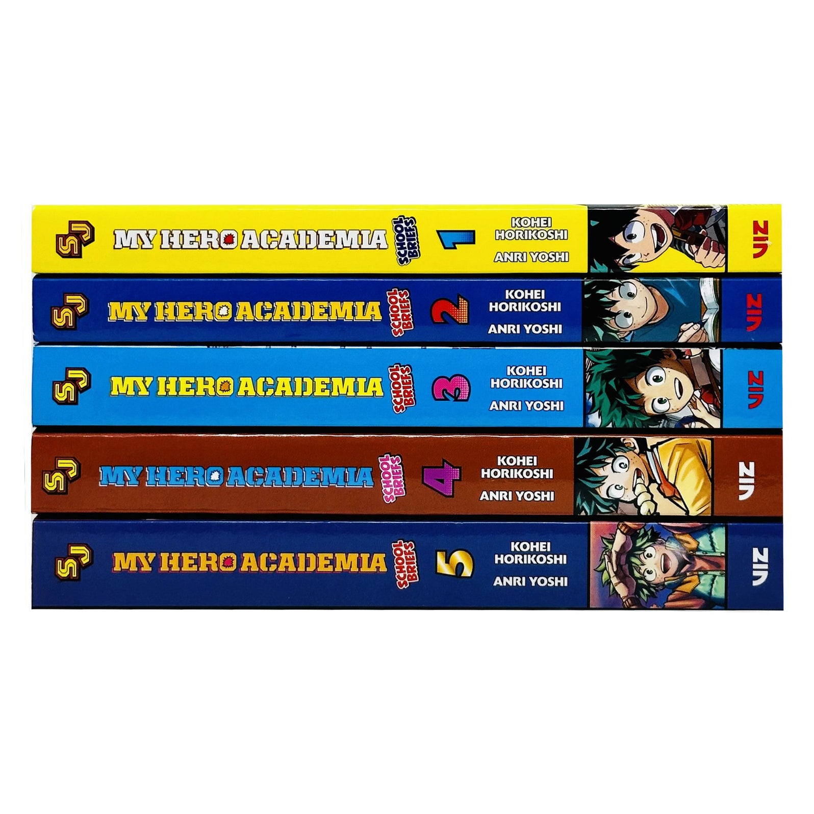 My Hero Academia School Briefs Series Vol 1-5 Books Collection Set By