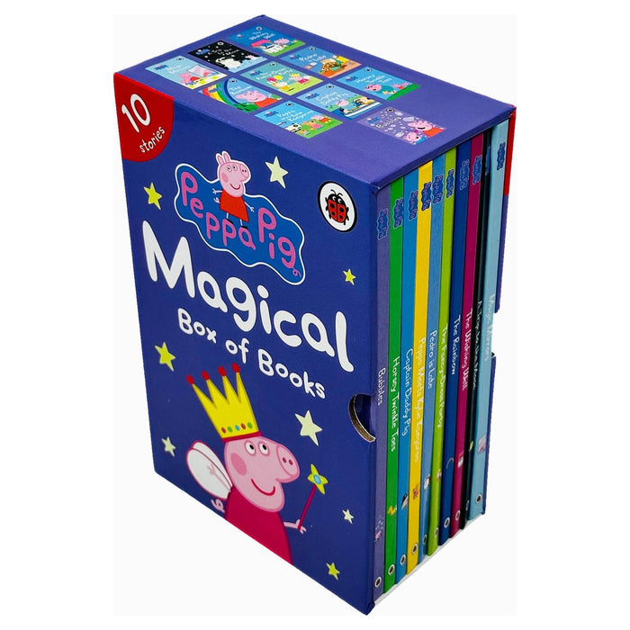 Peppa Pig Peppas Magical Box of Books 10 Stories Collection Set ...