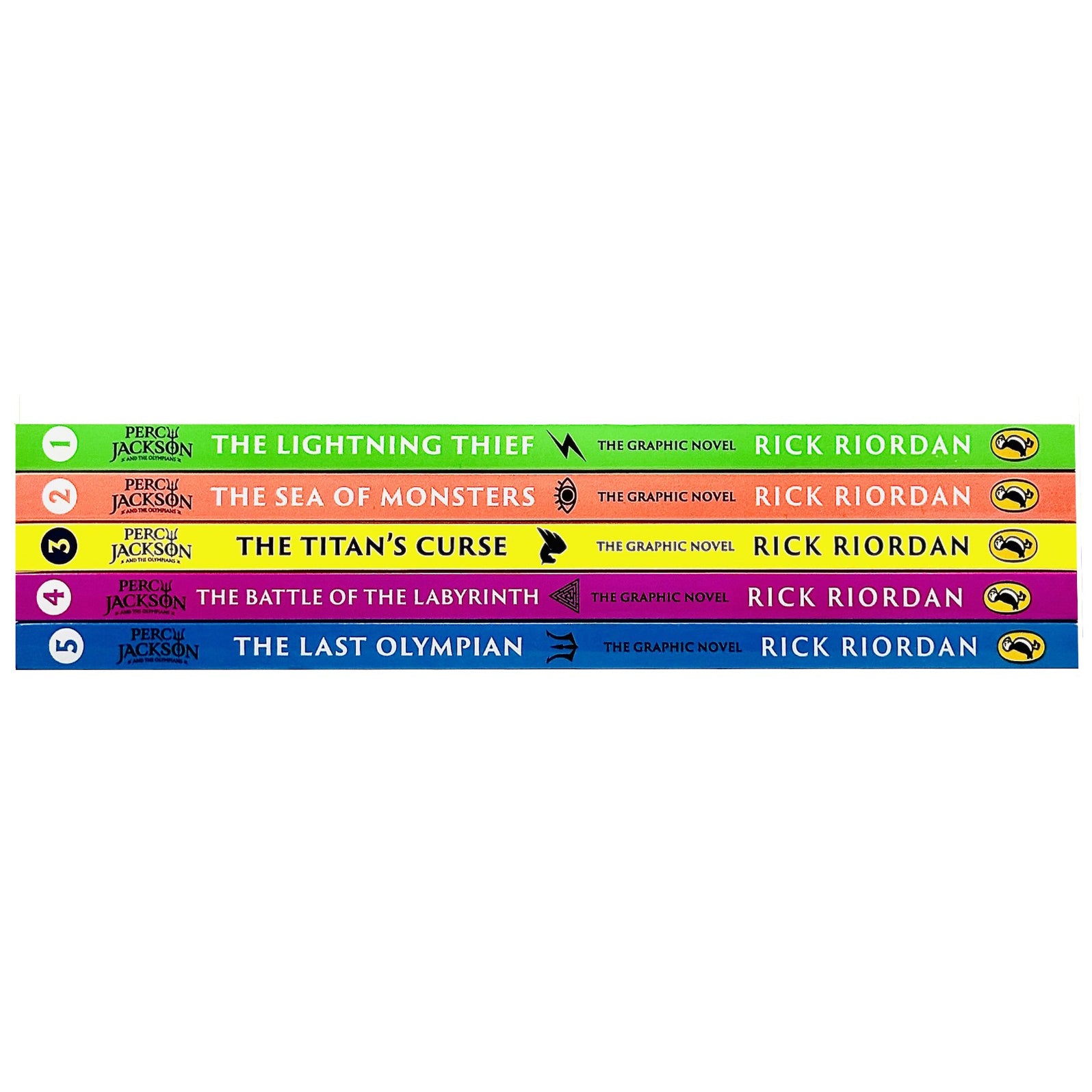 Percy Jackson Graphic Novels 1-5 Books Collection Set | The Book Bundle