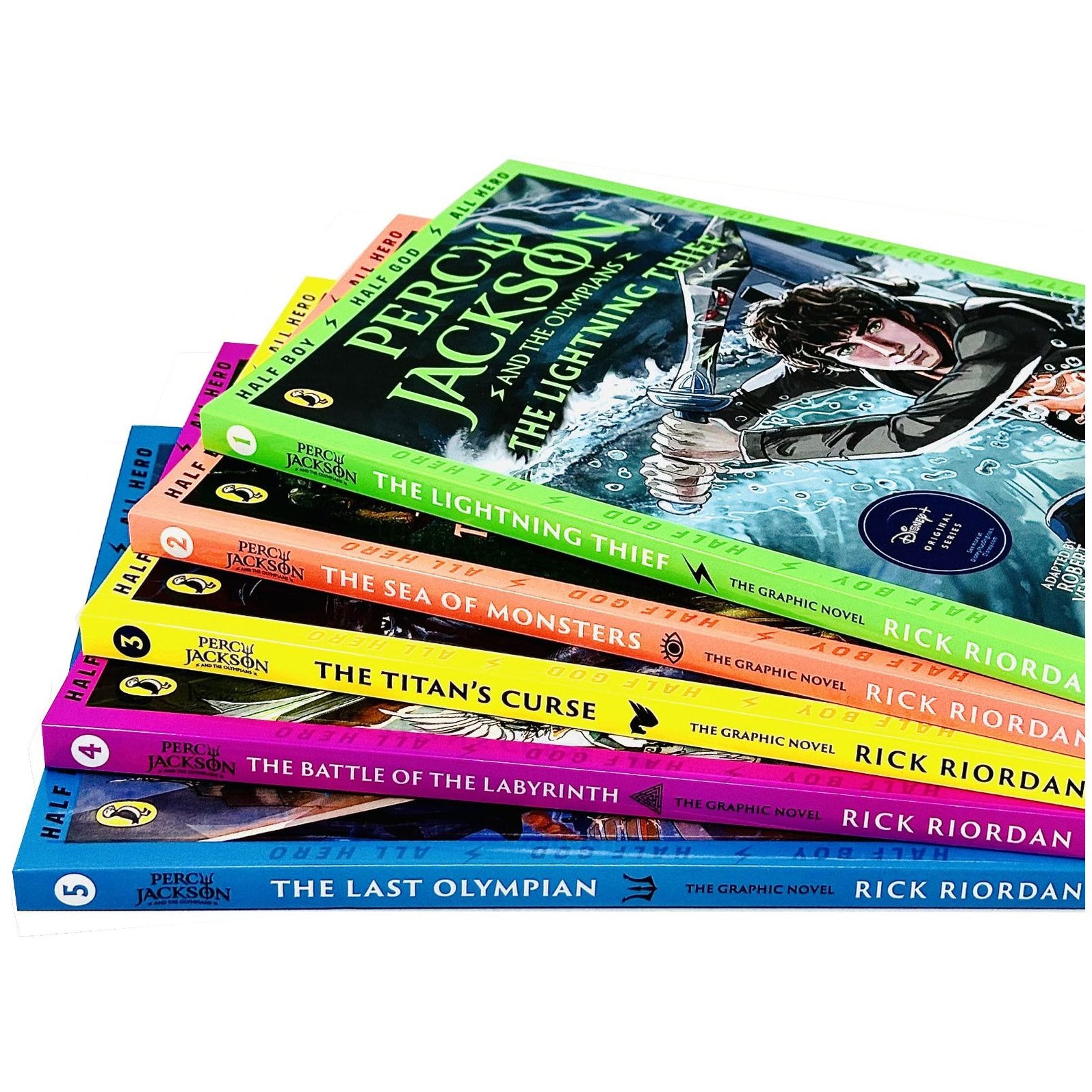 Percy Jackson Graphic Novels 1-5 Books Collection Set | The Book Bundle
