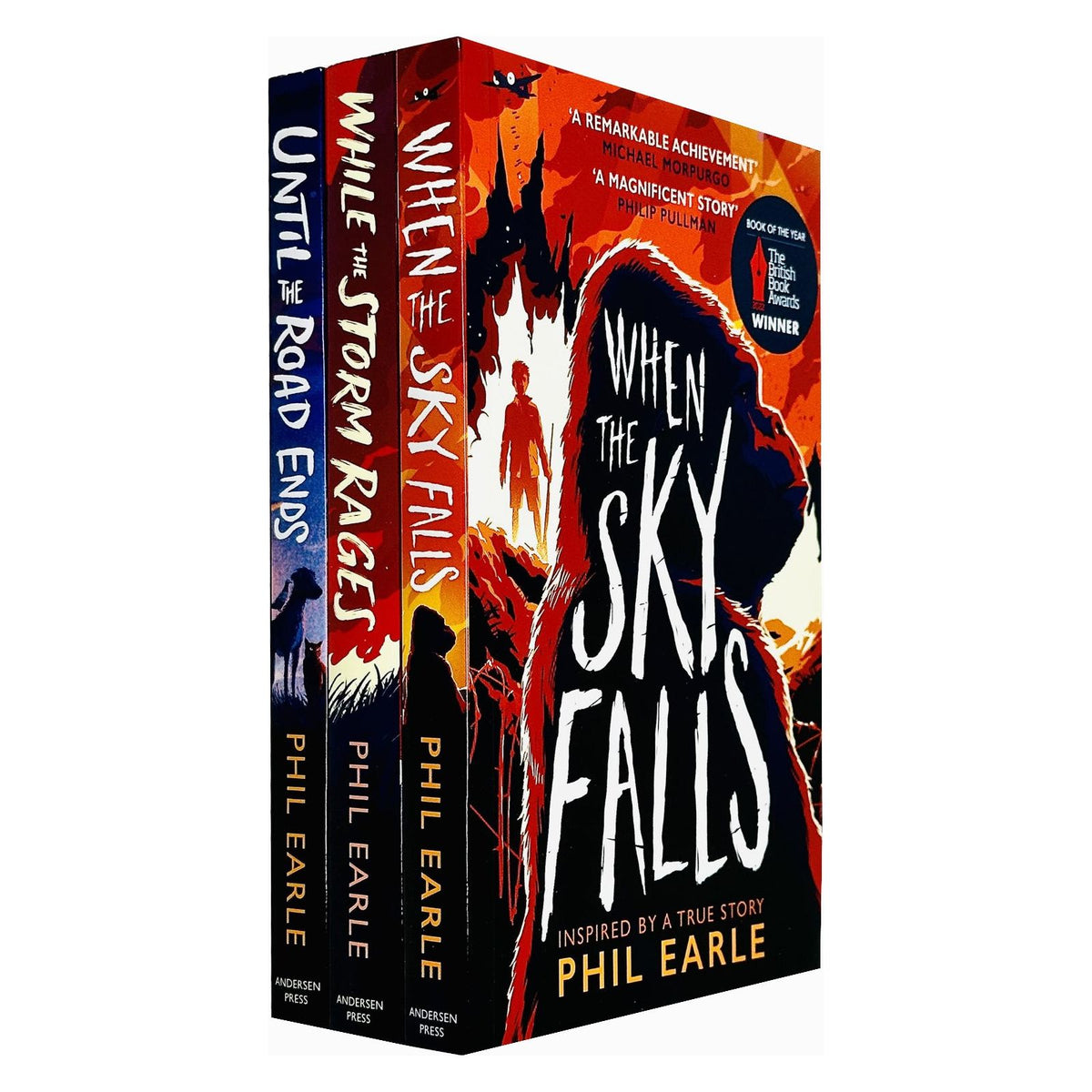 Phil Earle 3 Books Collection Set (When the Sky Falls, Until the Road ...