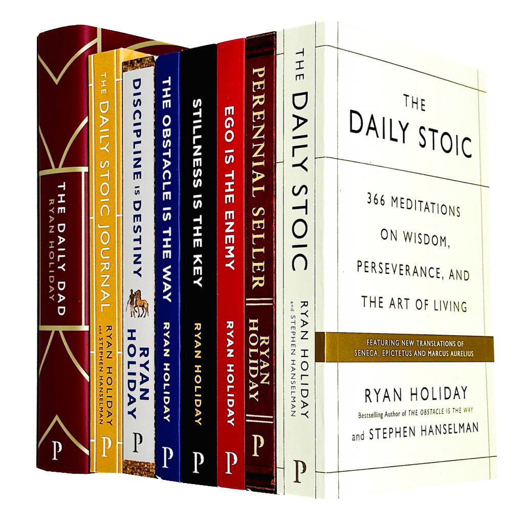Ryan Holiday Collection 8 Books Set (Daily Stoic,Perennial Seller,Ego ...