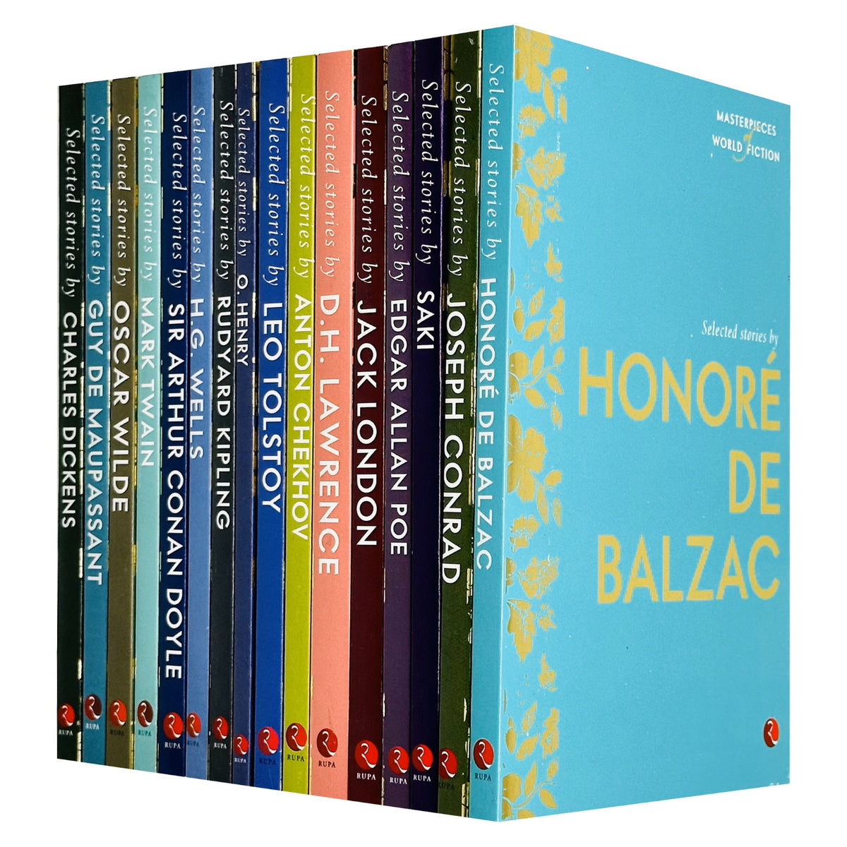 Masterpieces of World Fiction Selected Stories Series 16 Books Collect ...