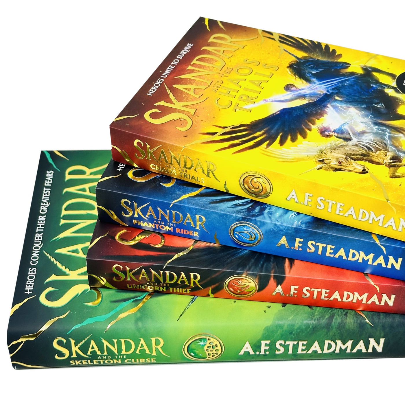 Skandar Series 4 Books Collection Set By A.F. Steadman (Skandar and the Chaos Trials) | The Book ...