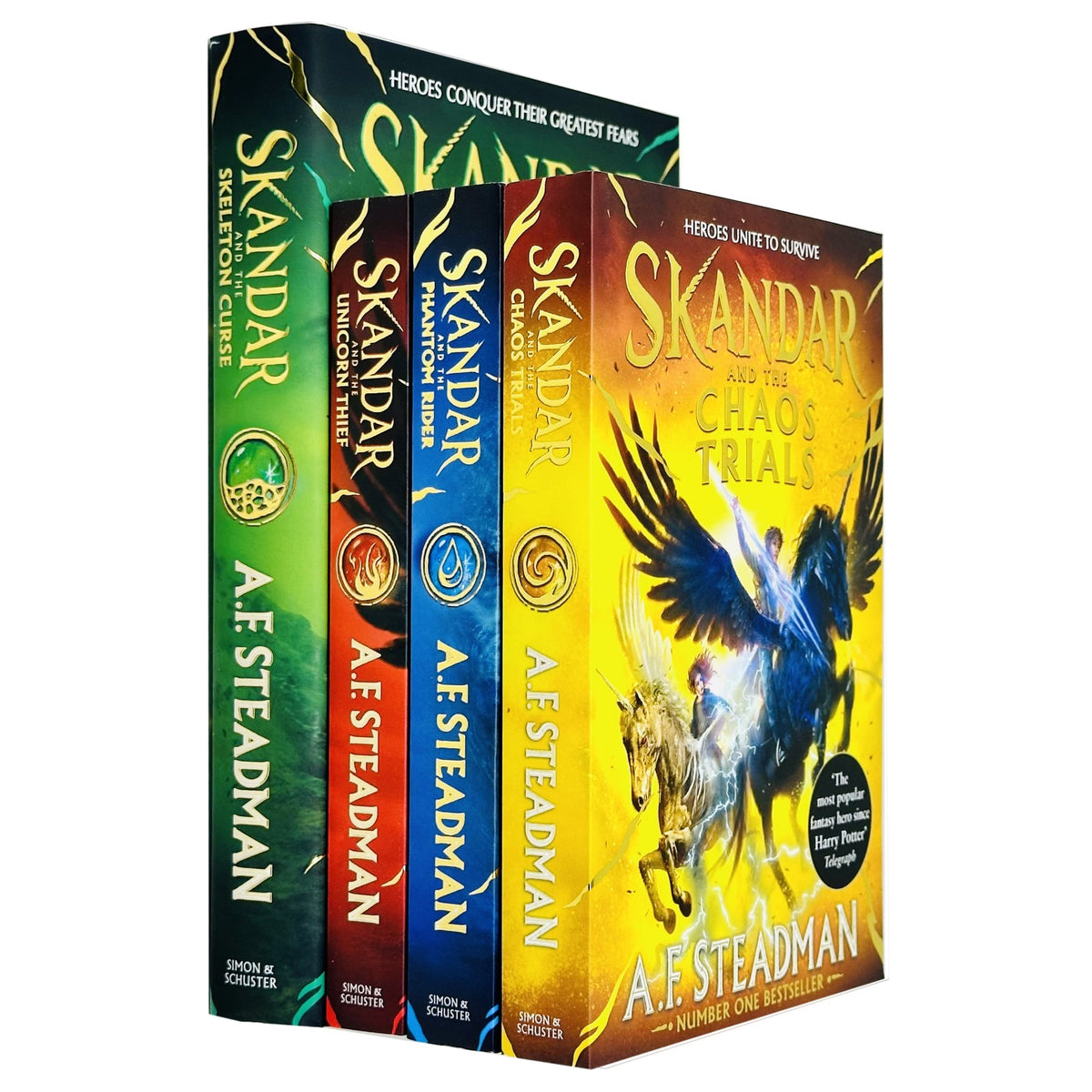 Skandar Series 4 Books Collection Set By A.F. Steadman (Skandar and the ...