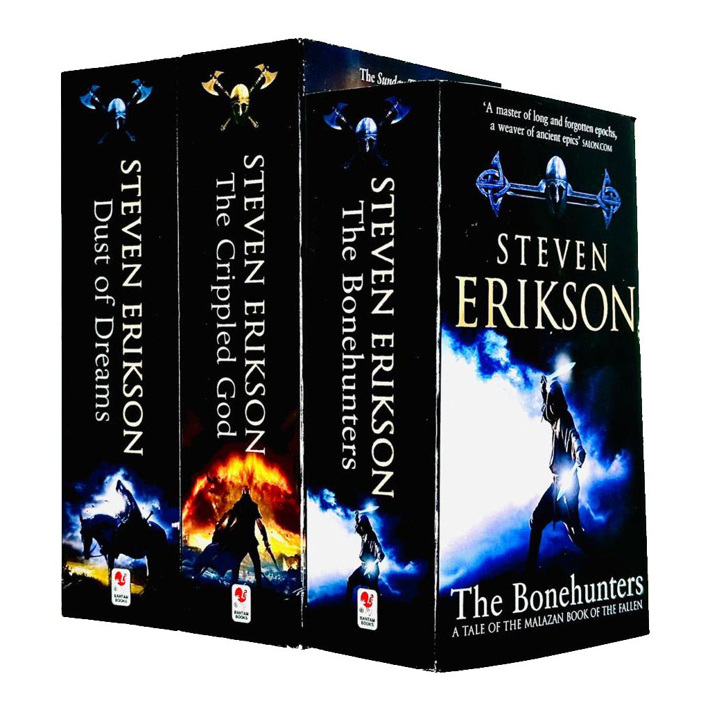 Malazan Book of the Fallen Series 3 Books Collection Set By Steven Eri ...
