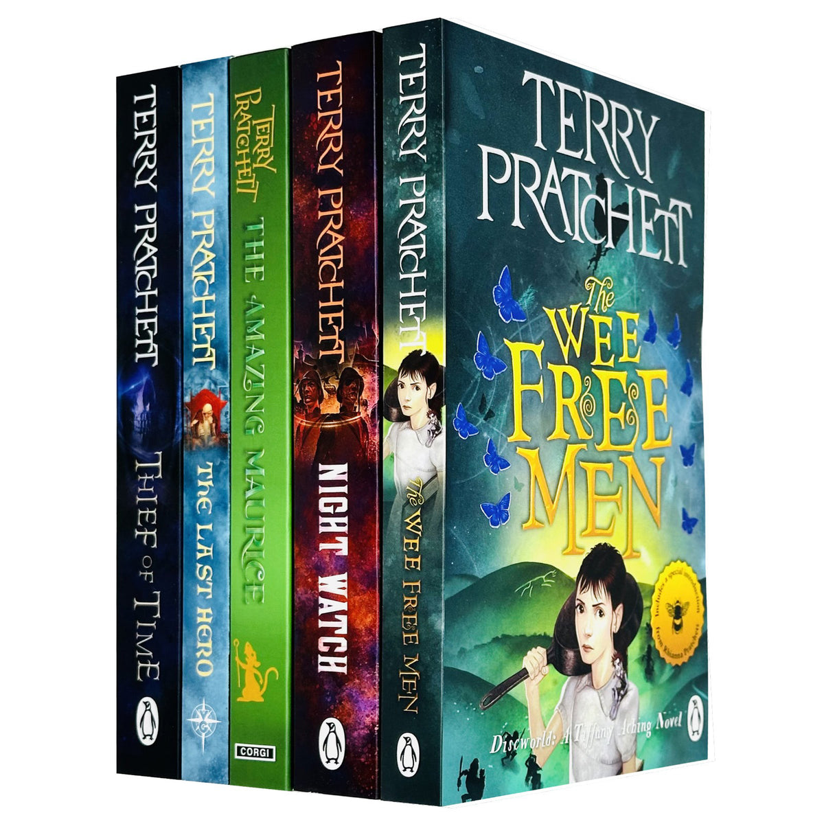 Terry pratchett Discworld novels Series 5 :5 books collection set | The Book Bundle