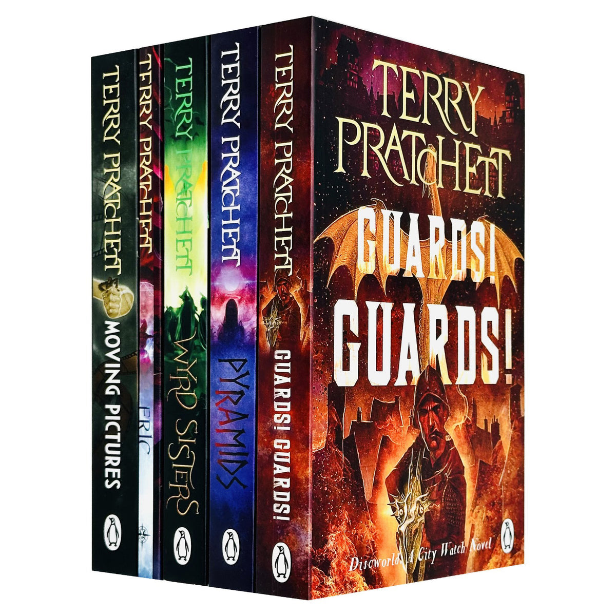 Terry Pratchett Discworld Novels Series 2 :5 Books Collection set | The ...