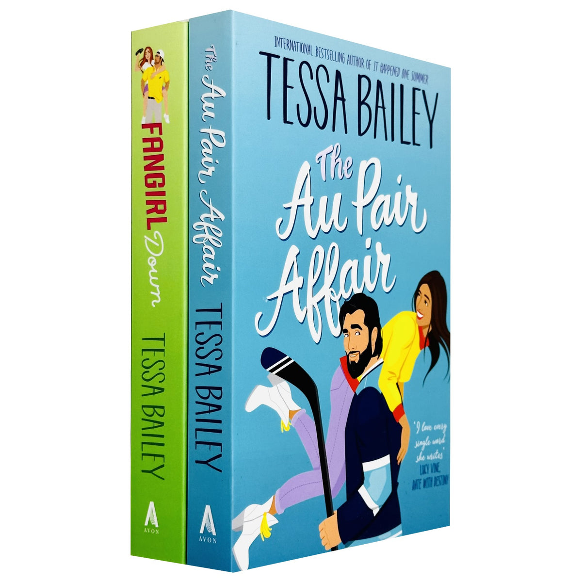 Big Shots Series By Tessa Bailey 2 Books Collection Set (Fangirl Down ...