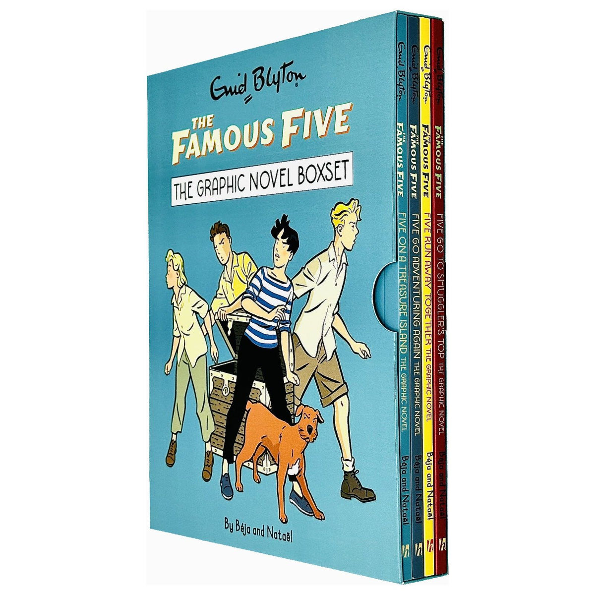 The Famous Five Graphic Novel 4 Books Collection Box Set By Enid Blyton ...