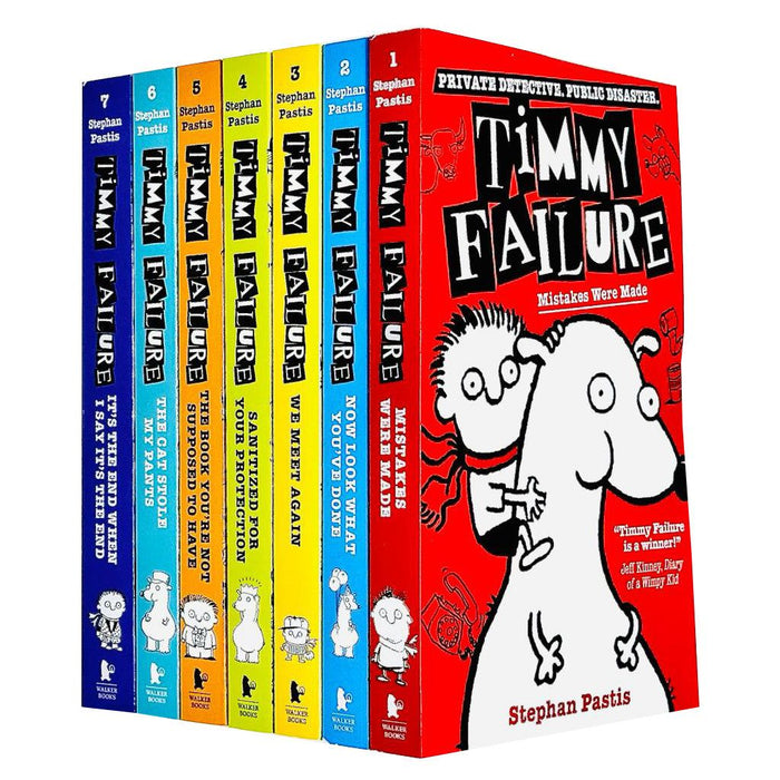 Timmy Failure Series Stephan Pastis Collection 7 Books Set Sanitized ...