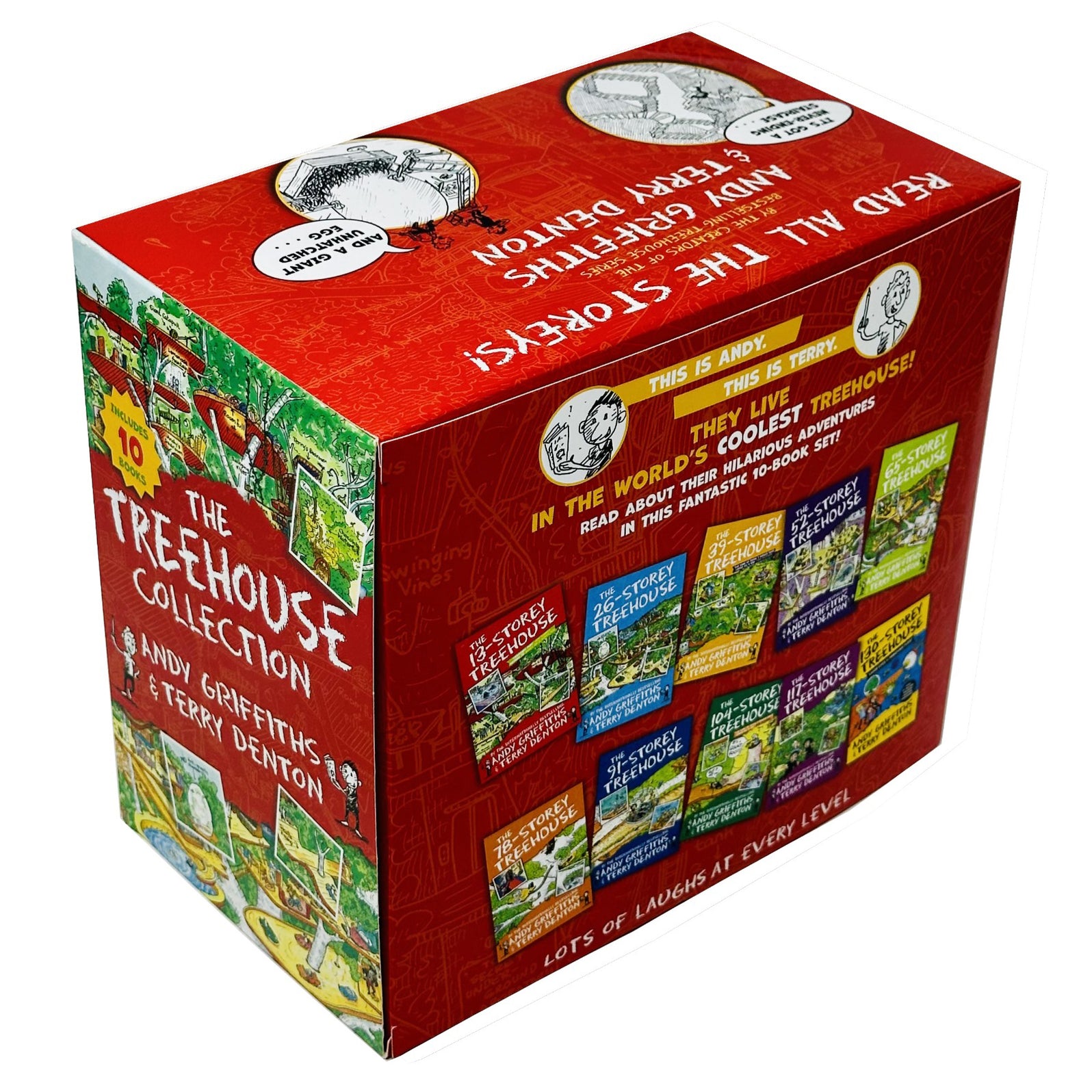 The Treehouse Storey Books 1 - 10 Collection Set by Andy Griffiths ...