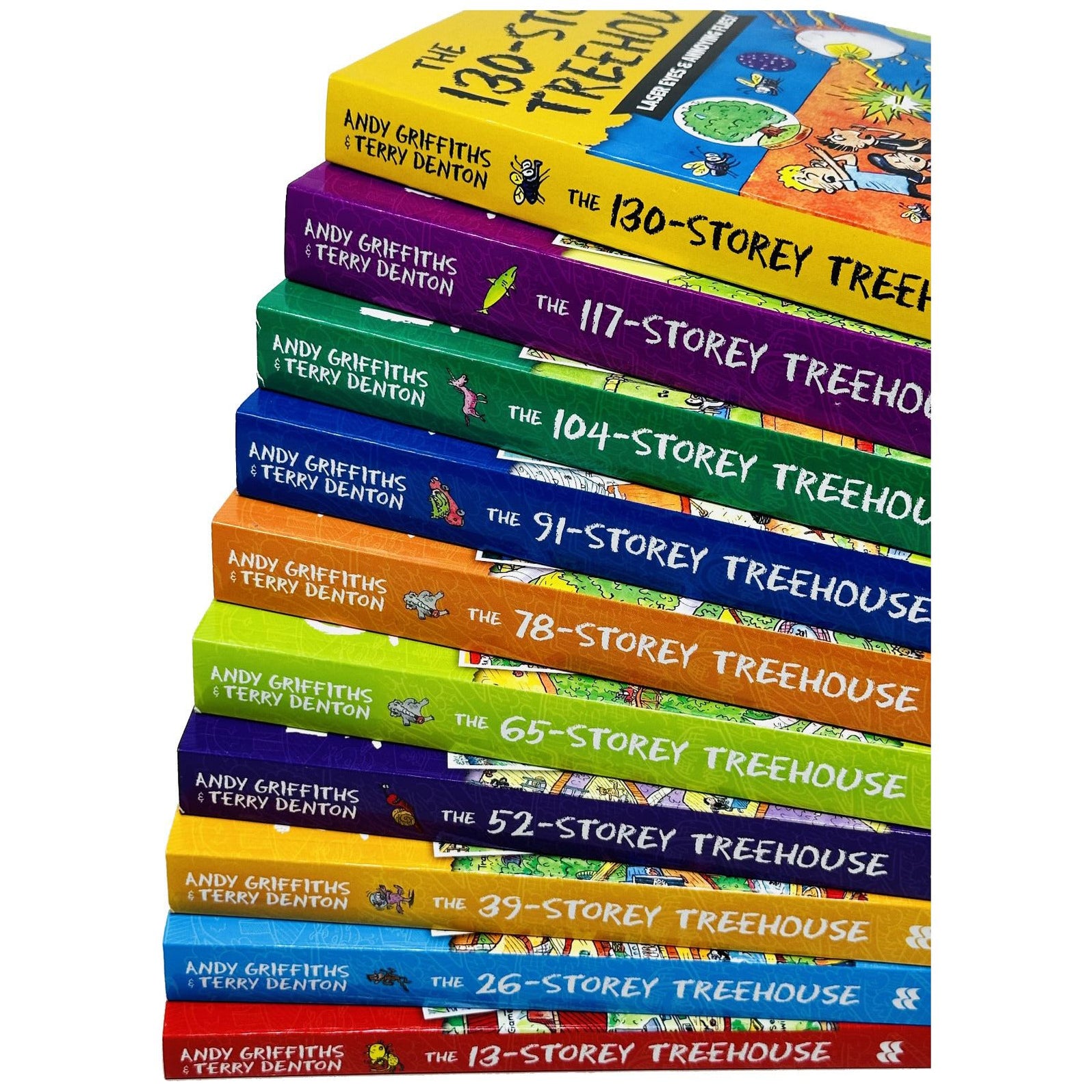 The Treehouse Storey Books 1 - 10 Collection Set by Andy Griffiths ...