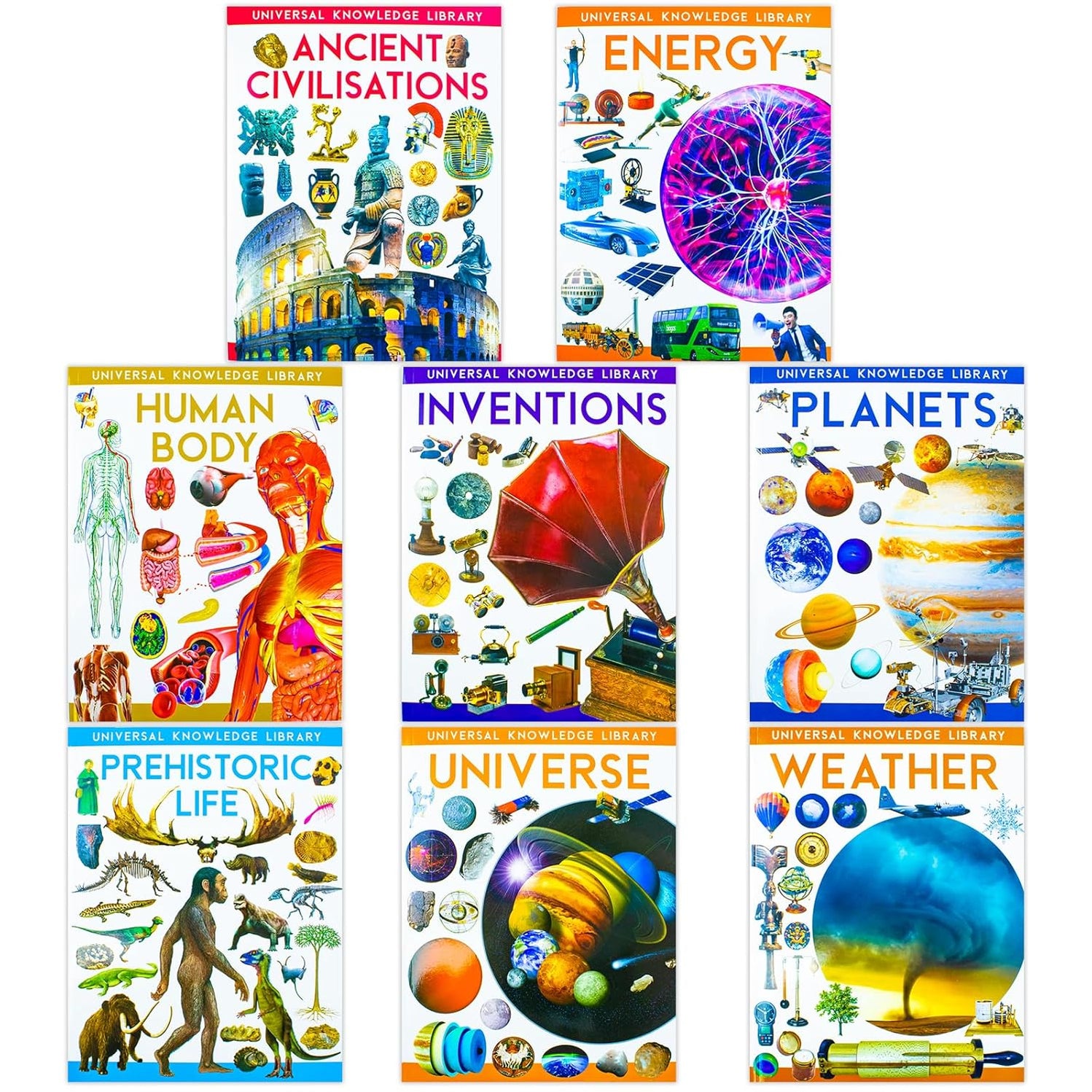 Universal Knowledge Library Science and History 8 Volumes Book ...