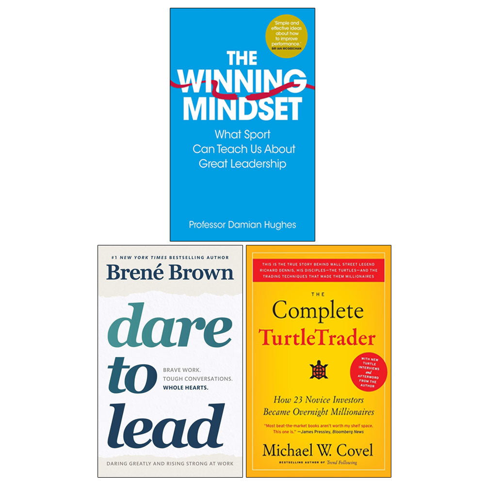Dare to Lead, The Complete TurtleTrader, The Winning Mindset 3 Books ...