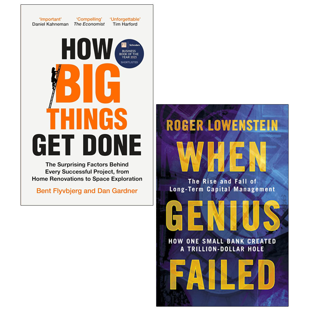 How Big Things Get Done, When Genius Failed 2 Books Collection Set ...