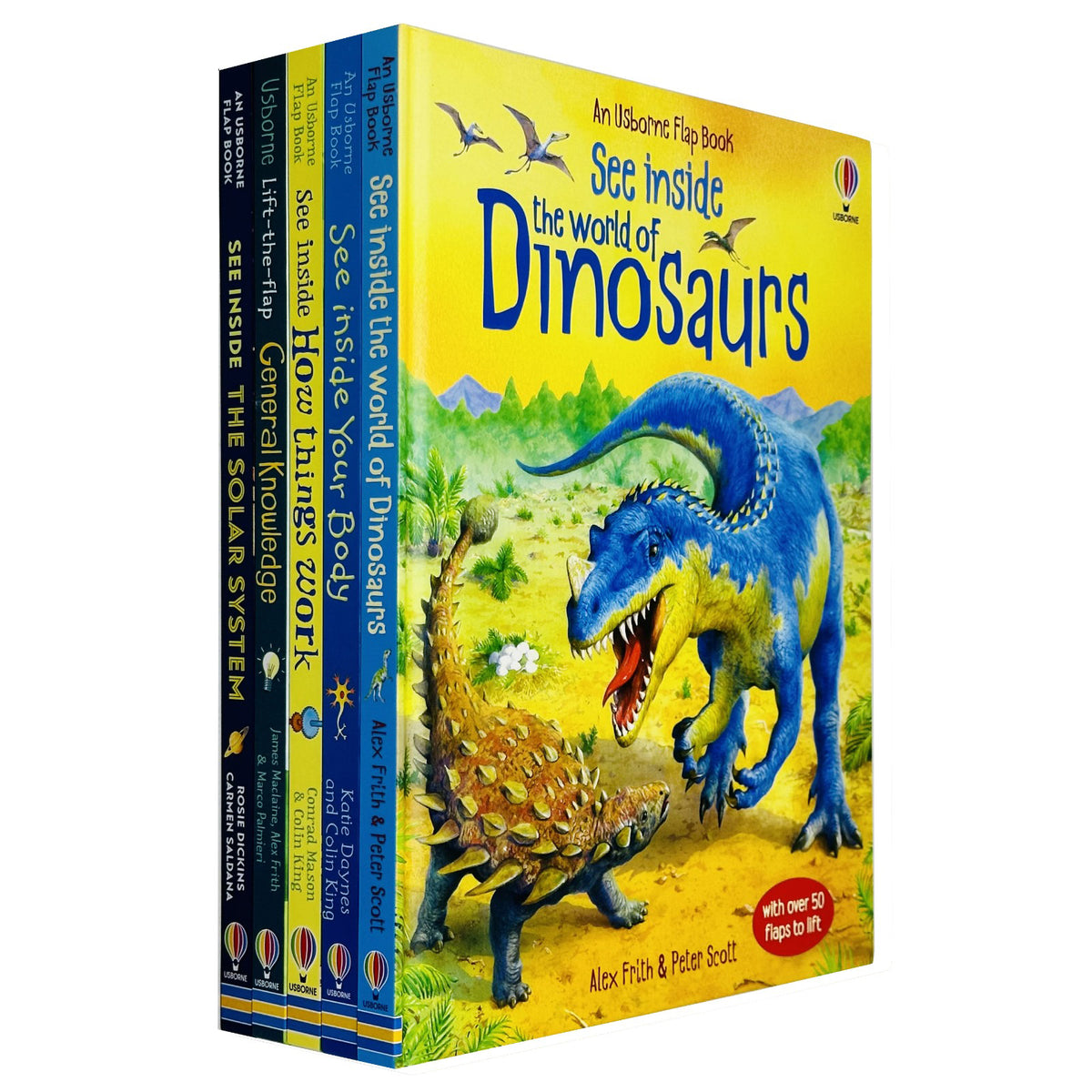 Usborne Lift the Flap See Inside 5 Books Collection Set With Over 350 ...