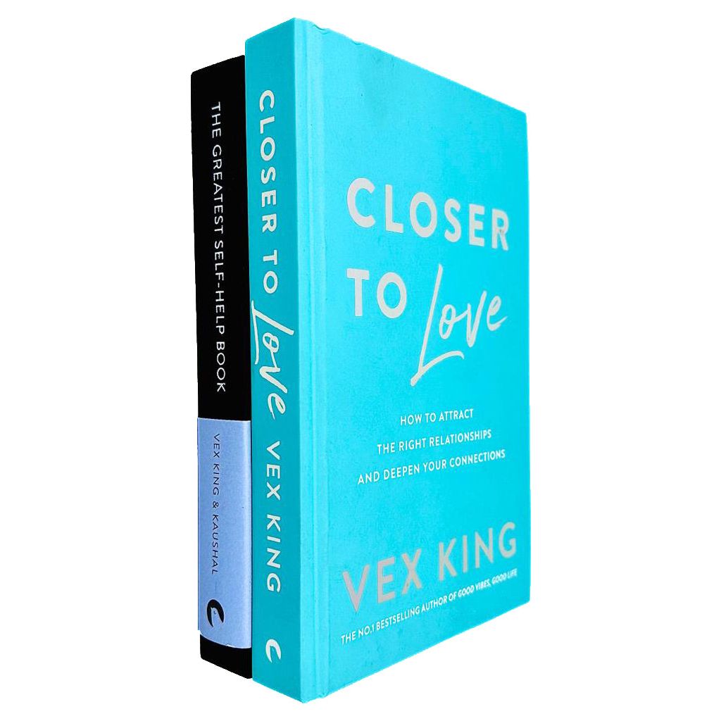 The Greatest Self-Help Book & Closer to Love By Vex King 2 Books ...
