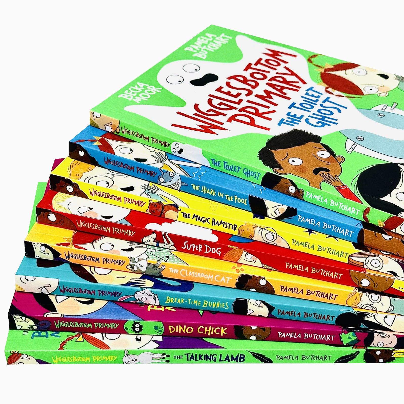Wigglesbottom Primary Series 8 Books Collection Set By Pamela Butchart ...