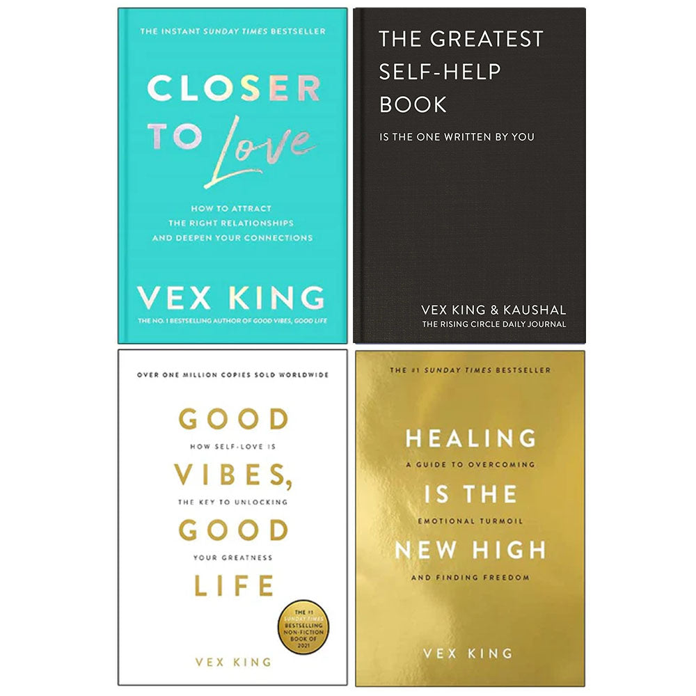 Vex King Collection 4 Books Set Good Vibes, Good Life,Greatest Self ...