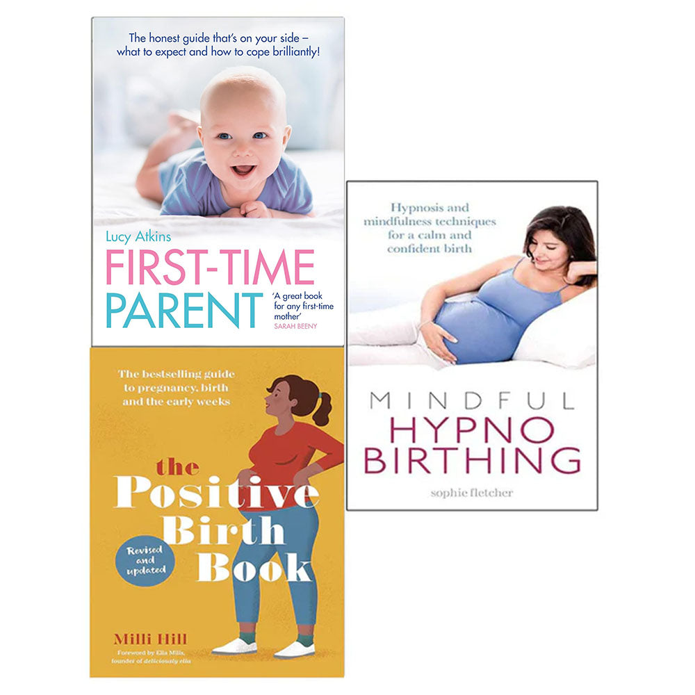 Positive birth book, mindful hypnobirthing, first-time parent 3 books ...