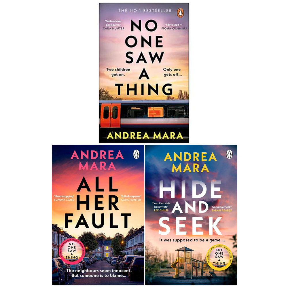 Andrea Mara Collection 3 Books Set (No One Saw a Thing, All Her Fault ...