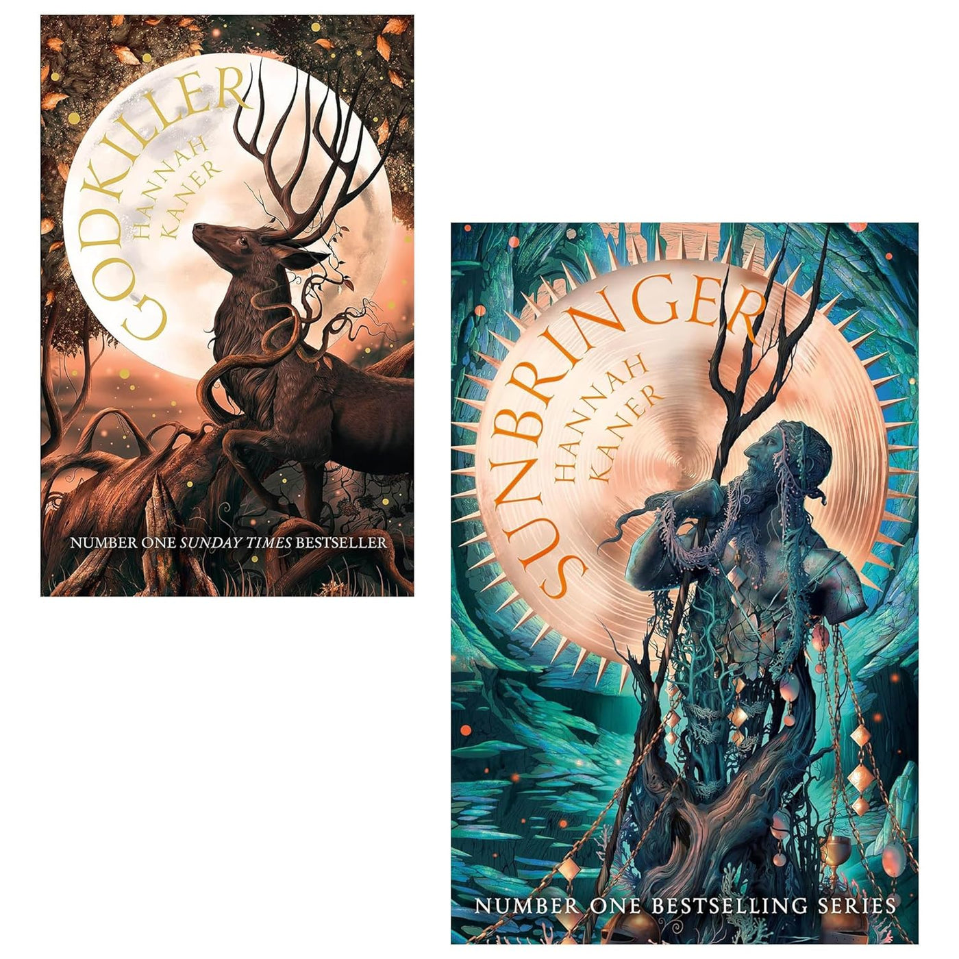 The Fallen Gods Trilogy Series 2 Books Collection Set by Hannah Kaner ...