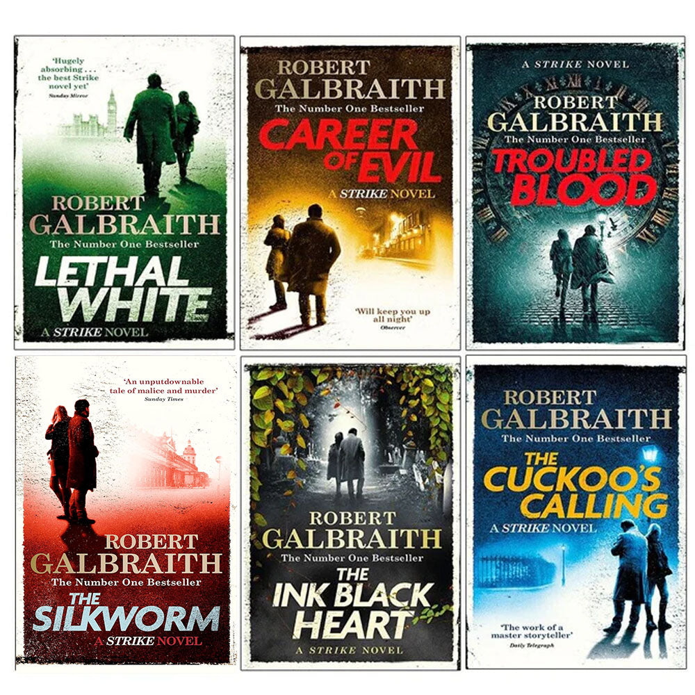 Cormoran Strike Series 1-6 Books Collection Set By Robert Galbraith ...